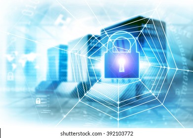 Digital Security Concept Stock Illustration 392103772 | Shutterstock