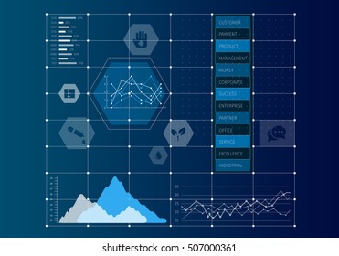 Digital User Interface Mixed Media Stock Illustration 507000361 ...
