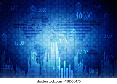 Digital World Map Globalization Hi Tech Stock Illustration 438558475 ...
