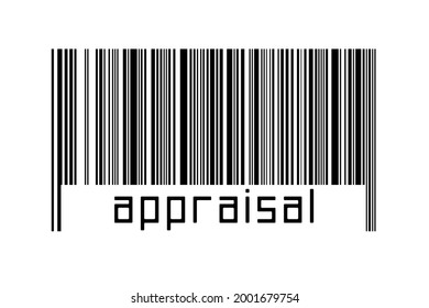 Digitalization Concept Barcode Black Horizontal Lines Stock ...