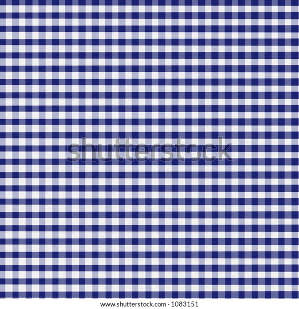 Digitally Created Navy Blue Gingham Stock Illustration 1083151