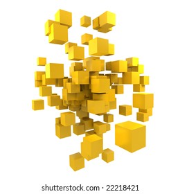 261,490 Yellow cubes background Images, Stock Photos & Vectors ...