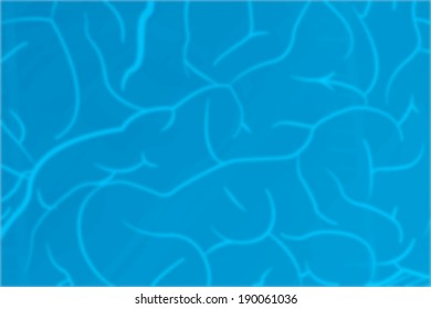 Digitally Generated Blue Brain Background Stock Illustration 190061036 ...
