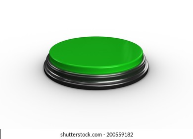Digitally Generated Green Push Button On Stock Illustration 200559182 ...