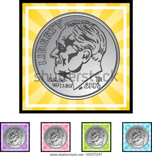 Dime Stock Illustration 50337247 | Shutterstock