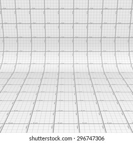 Dimensional Grid Studio 5 Centimeters Stock Illustration 296747306 ...