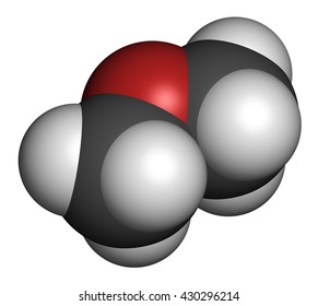 Dimethyl Ether Methoxymethane Dme Molecule 3d: ilustrações stock ...