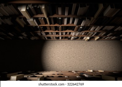 Direct Top View Row Library Bookshelf Stock Illustration 322642769 ...