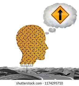Direction Thinking Planning Pathway Solution Group Stock Illustration ...