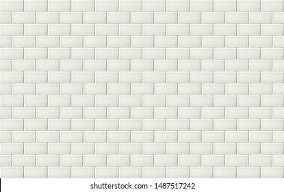 Dirty White Ceramic Rectangle Tile Cracked Stock Illustration ...