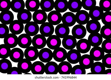 Disc Backdrop Abstract Texture Modern Concept Stock Illustration ...