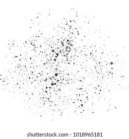 Disintegration Dispersion Abstract Shape On White Stock Illustration ...