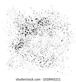 Disintegration Dispersion Abstract Shape On White Stock Illustration ...