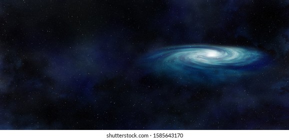 Disk Spiral Galaxy Outer Space Stock Illustration 1585643170 | Shutterstock