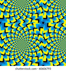 Disoriented Motion Illusion Stock Illustration 60606793 | Shutterstock