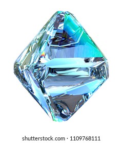 Dispersion Diamond 3d Render Reflection Abstract Stock Illustration ...