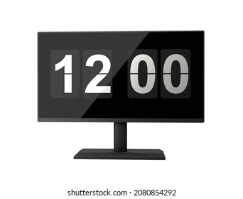 Display Digital Watch 3d Render Illustration Stock Illustration ...
