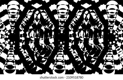 Distorted Black Patterns Op Art Style Stock Illustration 2109518780 ...