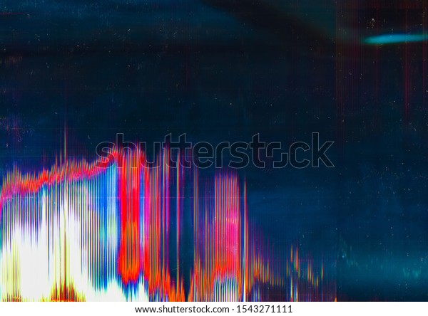 Distorted Display System Breakdown Glitch Pattern Stock Illustration ...