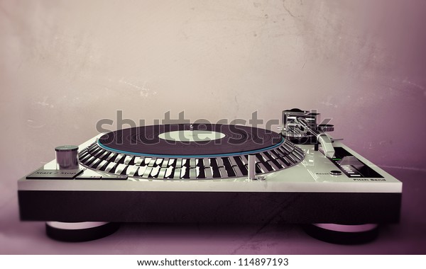 Dj Set Isolated On Pink Background Stock Illustration 114897193