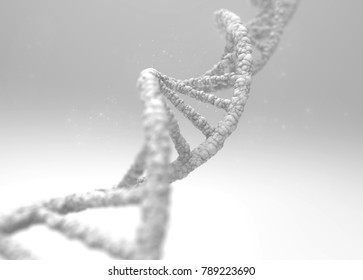 3d Illustration Human Dna 3d Grid Stock Illustration 1679832802