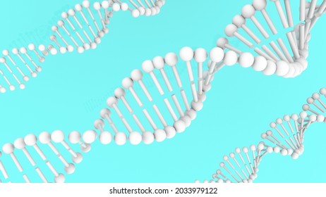 Dna Helix 3d Model Rendering Stock Illustration 2033979122 | Shutterstock