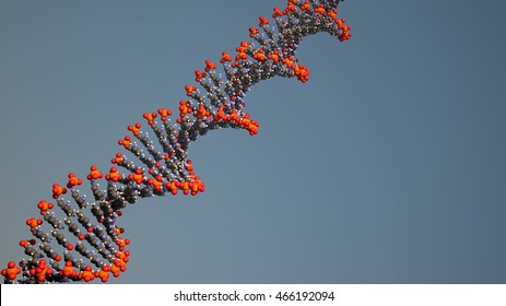 Dna Molecular 3d Model 3d Render Stock Illustration 466192094 ...