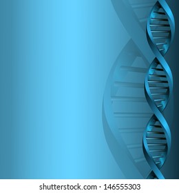 Abstract Science Background Dna Strands Stock Illustration 413949319 ...