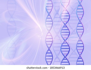Abstract Purple Background Dna Molecule Screensaver Stock Vector ...