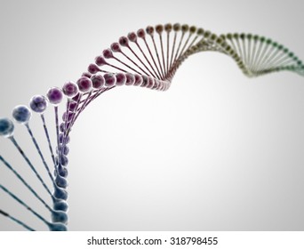 Dna Multi Color 3d Model Stock Illustration 318798455 | Shutterstock