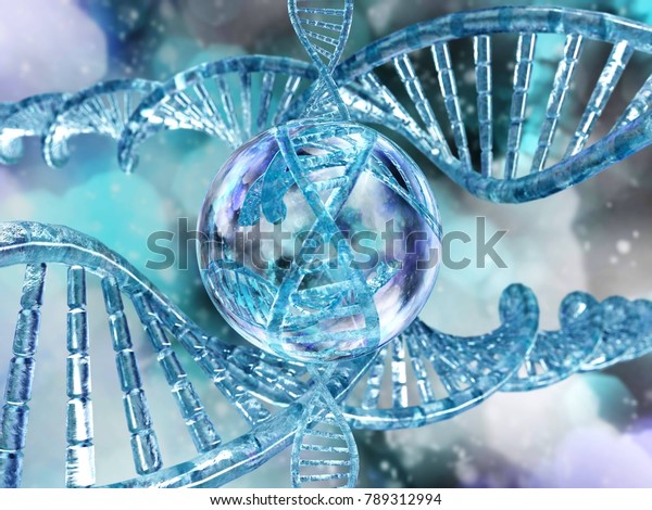 Dna Rna 3d Rendering Stock Illustration 789312994 | Shutterstock