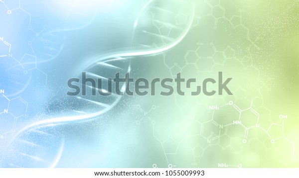 Dna Strand Abstract Background Stock Illustration 1055009993 | Shutterstock