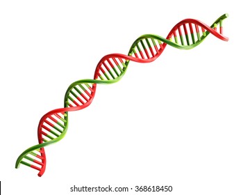 3d Illustration Triple Helix Dna Stock Illustration 1174072666