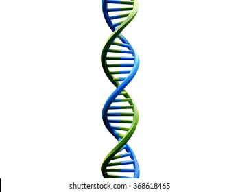 Flat Drawing Vertical Dna Strand: ilustración de stock 1566557068 ...