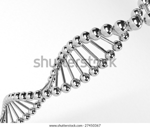 Dna White Background Stock Illustration 27450367