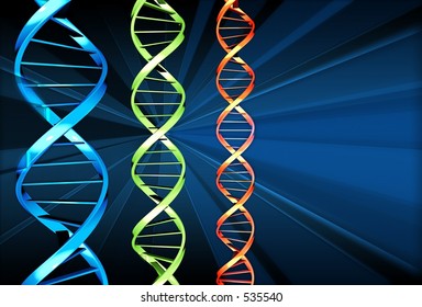 Physical Model Dna On Holographic Projector: ภาพประกอบสต็อก 1137771746 ...