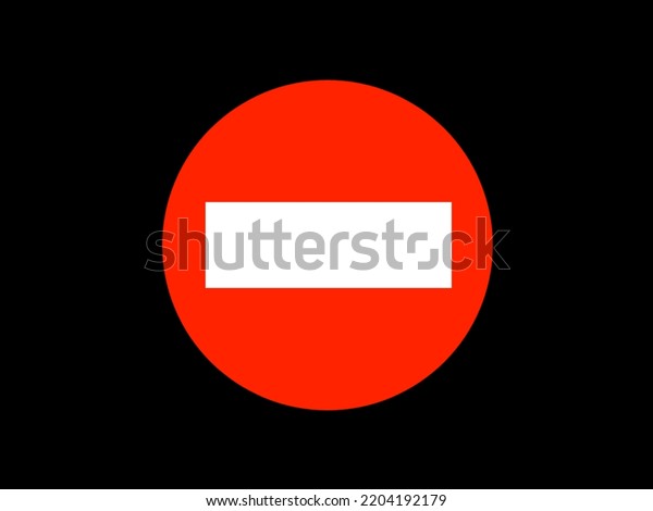 Do Not Enter No Enter Red Stock Illustration 2204192179 | Shutterstock