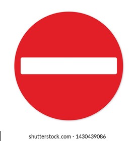 Do Not Enter Red Circle Sign Stock Illustration 1430439086 | Shutterstock