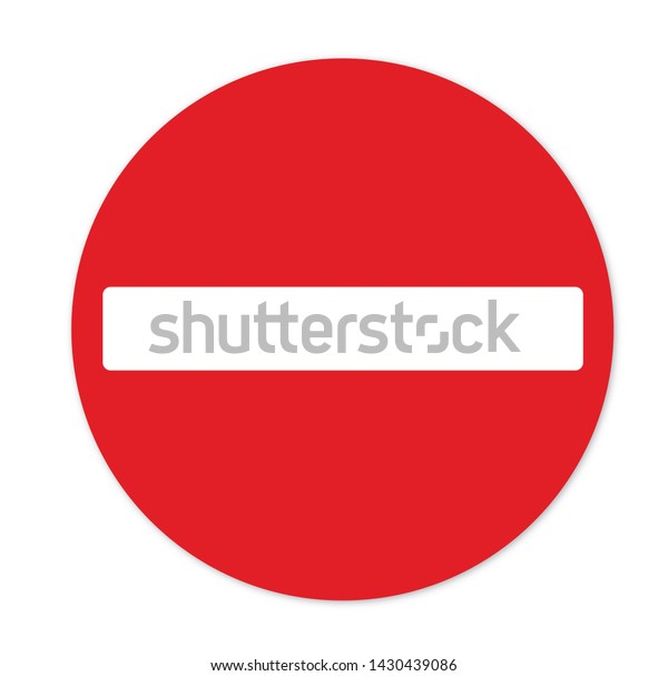 Do Not Enter Red Circle Sign Stock Illustration 1430439086 | Shutterstock