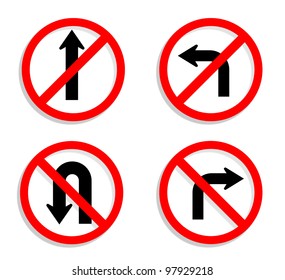 Do Not Direct Back Left Right: เวกเตอร์สต็อก (ปลอดค่าลิขสิทธิ์ ...