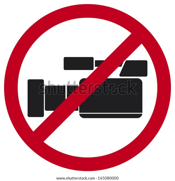Do Not Record Video Sign Stock Illustration 165080000 | Shutterstock