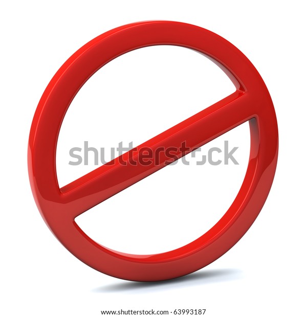 Do Not Red Warning Sign Isolated Stock Illustration 63993187 | Shutterstock