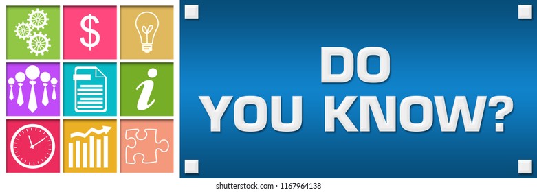 Did You Know Concept Image Text Stock Illustration 1173919924 ...