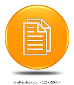 Document Button Isolated 3d Illustration Stock Illustration 1267520707 ...