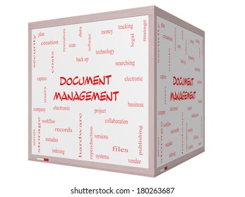 Document Management Word Cloud Concept On Stock Illustration 180263687 ...