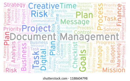 Document Management Word Cloud Made Text Stock Illustration 1188604798 ...