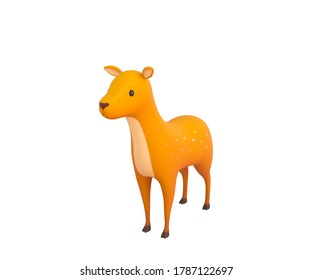 Doe Character 3d Rendering Stock Illustration 1787122697 | Shutterstock