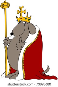 Dog King Stock Illustration 73898680 | Shutterstock