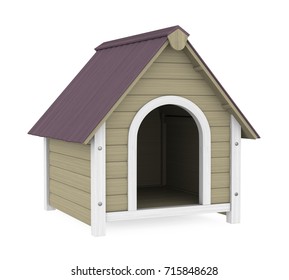 Dog House Isolated Front View 3d Stock Illustration 1546520672 ...