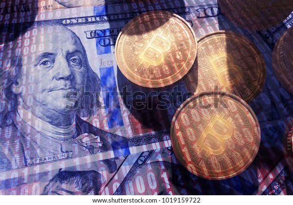 Dollar Banknote Overlay Red Text 0 Stock Illustration 1019159722 ...